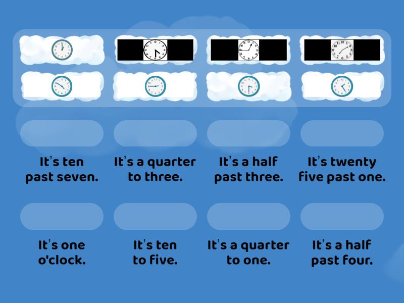 Telling Time - Match up