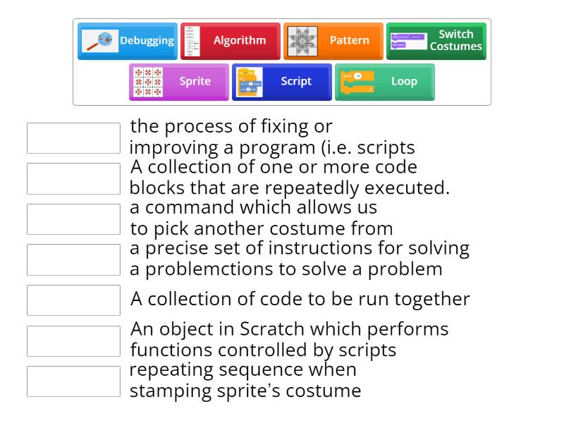 Scratch Maths- Geometry - Une las parejas