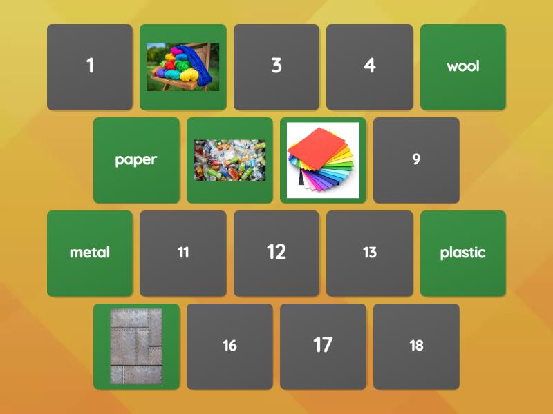 Materials Matching Pairs