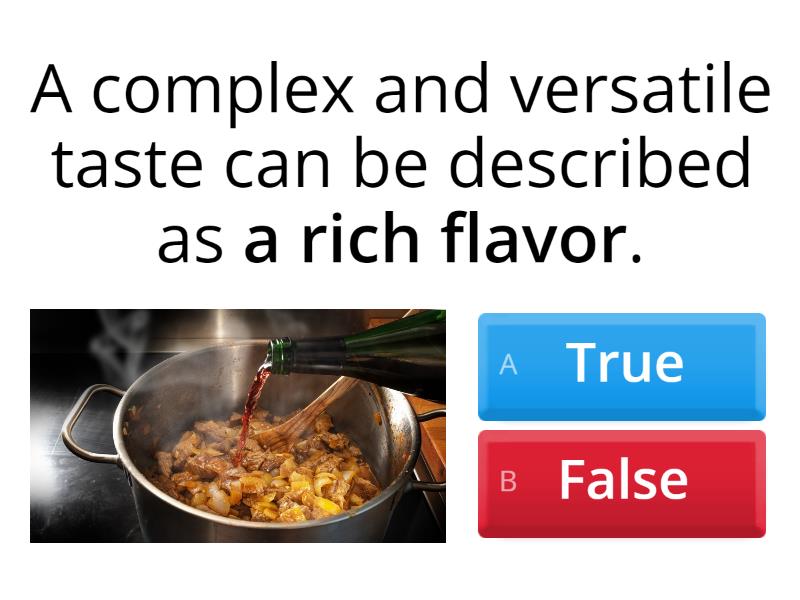 Sip & Savor (Vocabulary) - Quiz