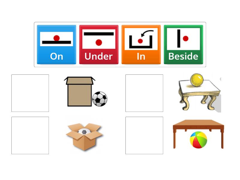 Preposition (ball) - Match up