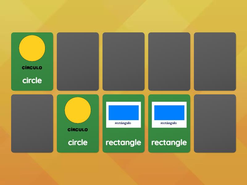 Geometric figures - Matching pairs