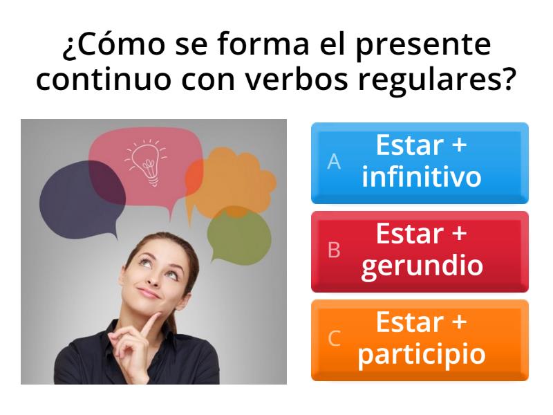 Test A12 U3 Pres continuo Verbos regulares - Quiz