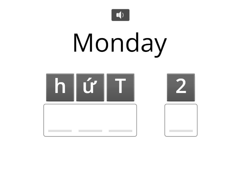 FF2-UNIT5-Days of the week - Anagram