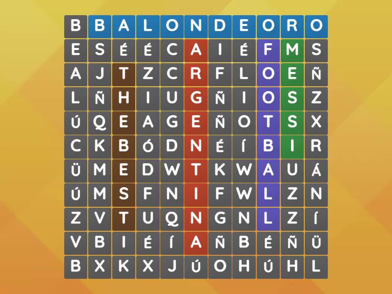 sopa de letras messi - Wordsearch