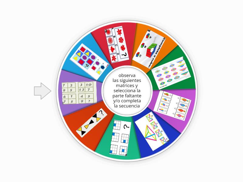 matrices - Spin the wheel