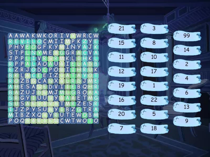 Barbers class word search - Wordsearch