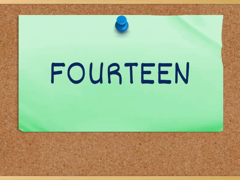 Counting Extension - Homework - Flash cards