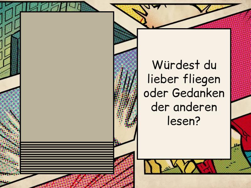 Würdest du lieber? A2 B1 - Speaking cards