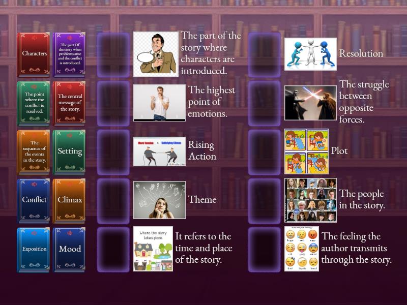 Major literature elements - Match up