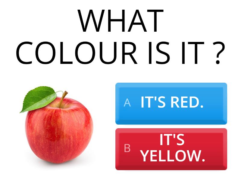 WHAT COLOUR IS IT ? - Cuestionario