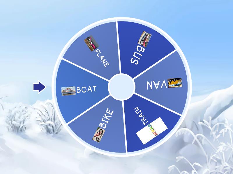 TRANSPORTS WHEEL - 5 years // CEIP MIGUEL DE CERVANTES - Spin the wheel
