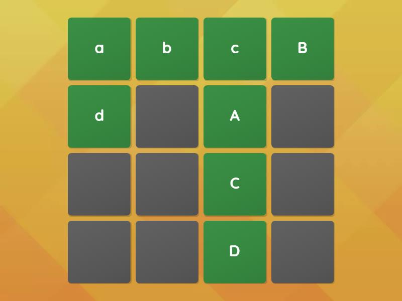 ABC Matching Game - Parejas