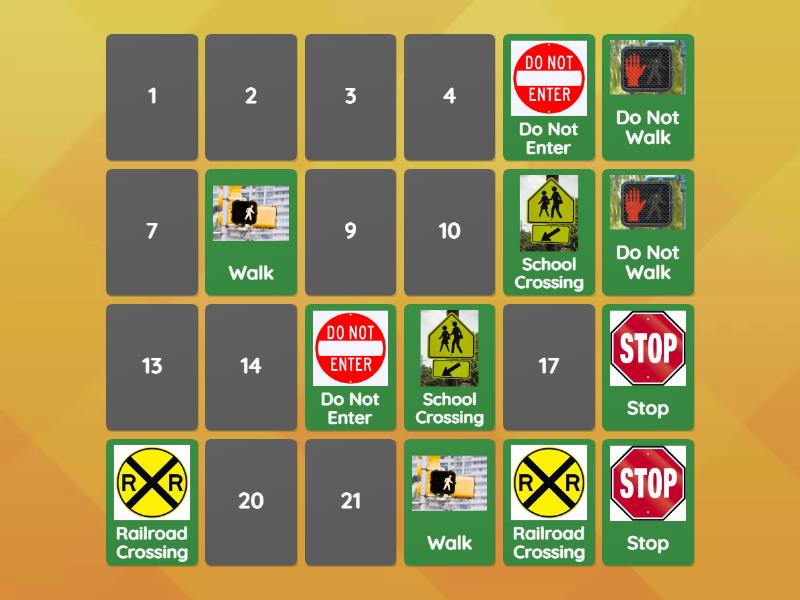 Community Safety Signs - Matching pairs