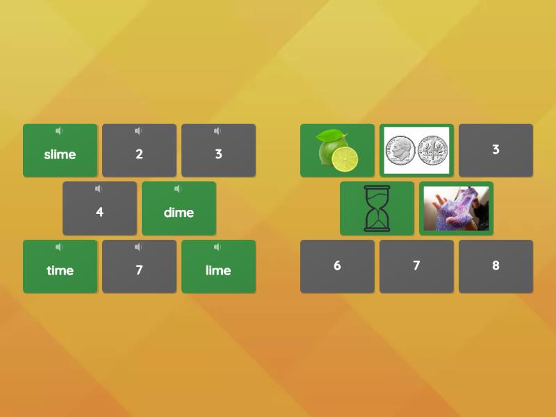 Ime Words Memory Pairs - Matching pairs