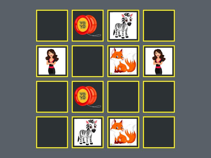Memory game - Matching pairs