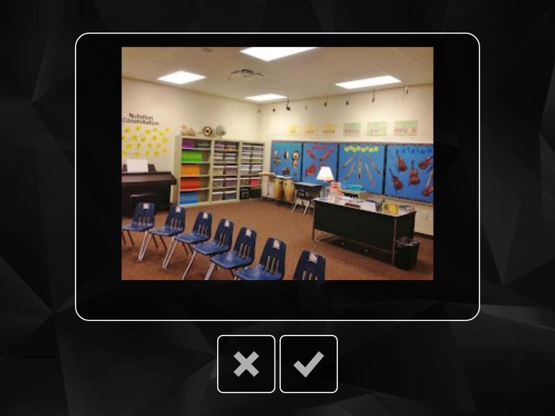 Places in school flipcards - Flash cards