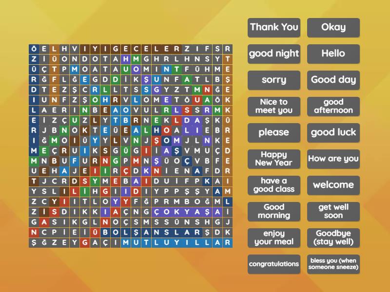 tanisma - Wordsearch