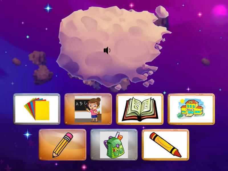 SCHOOL SUPPLIES FOR PREKINDERGARTEN - Find the match