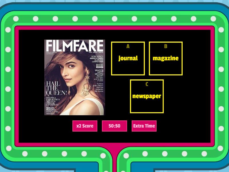 Everyday items (English file Elementary 2A. Are you tidy or untidy?) - Викторина "Игровое шоу"