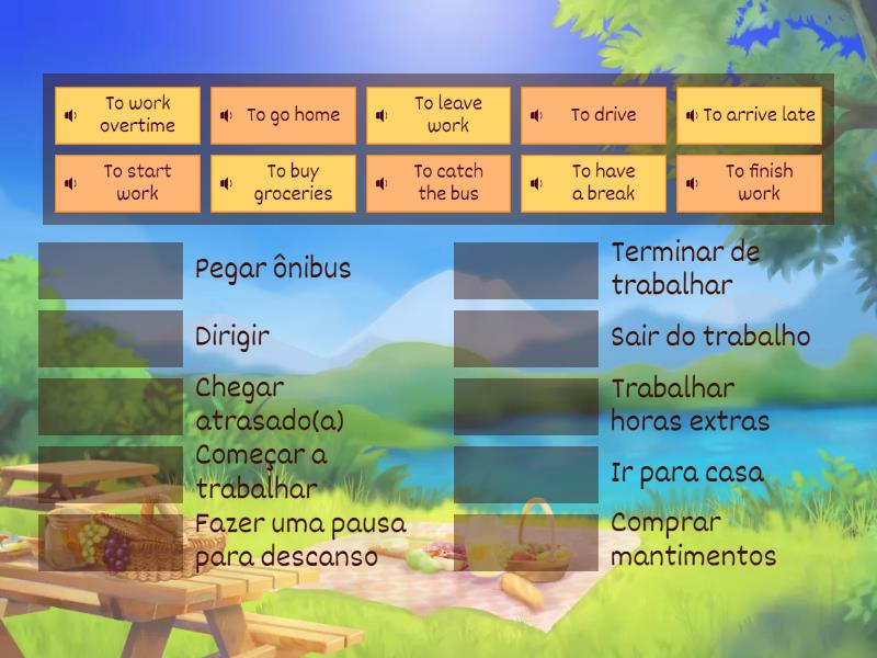 Mash up - Daily Routines 3 - Match up