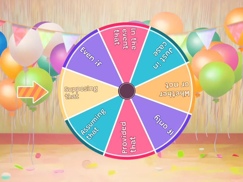 Conditional Clauses - Spin the wheel