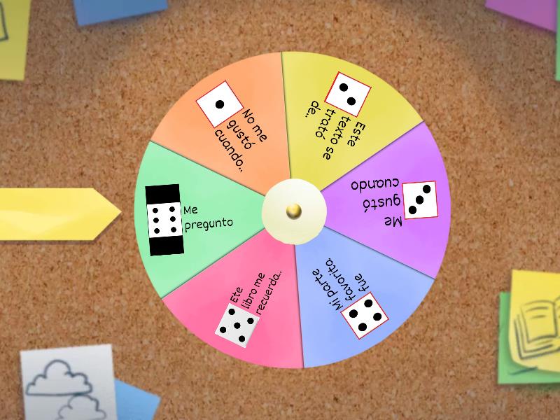 Dado de lectura - Random wheel