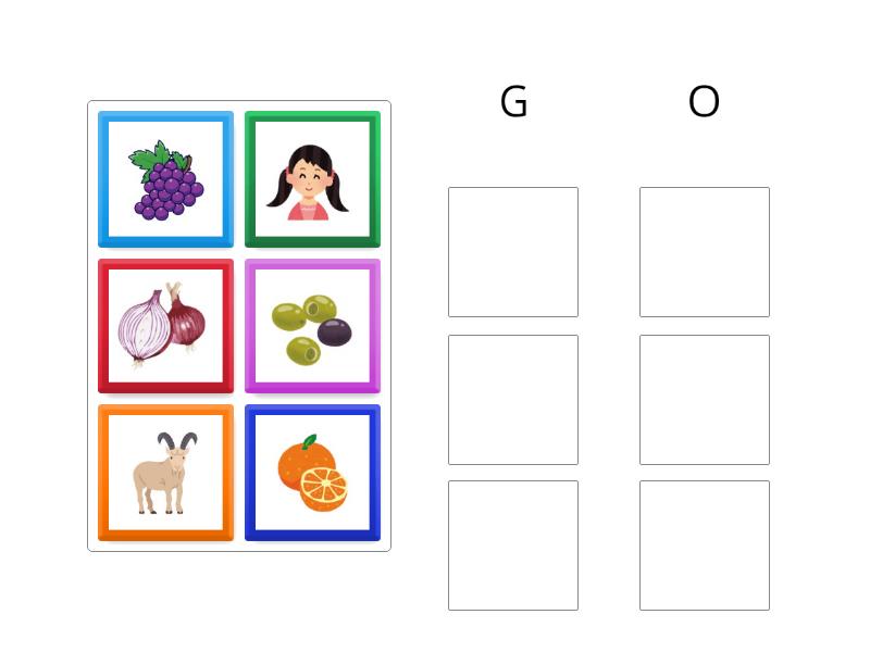 classifiying Words - Group sort