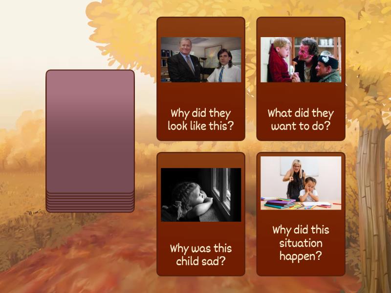 Past tenses situations A2-B1 - Speaking cards