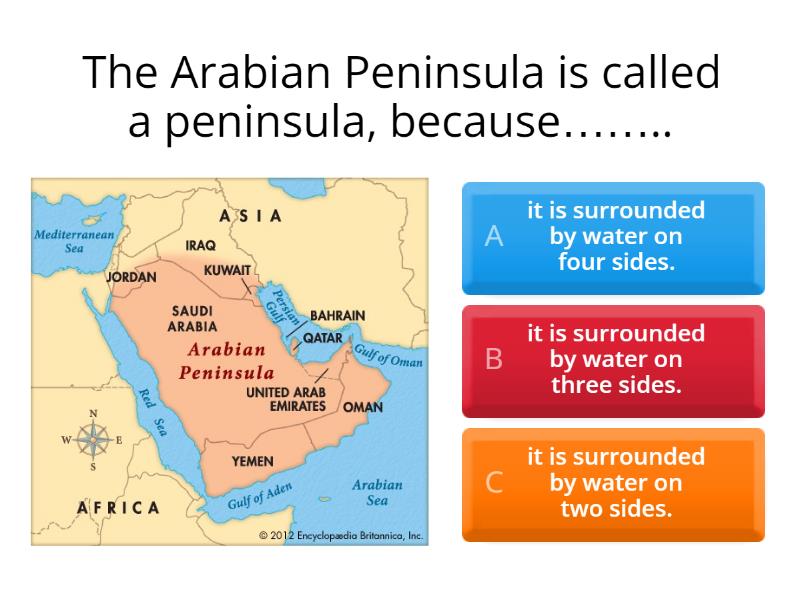 The Arabian Peninsula and the Fertile Crescent - Quiz