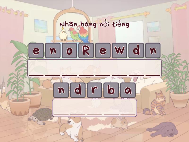 Speaking Object and Concepts - Phrases - Anagram