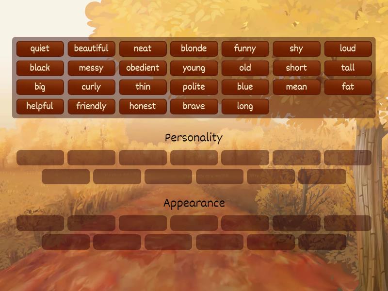 Grammar 3 Unit 3 - Group sort