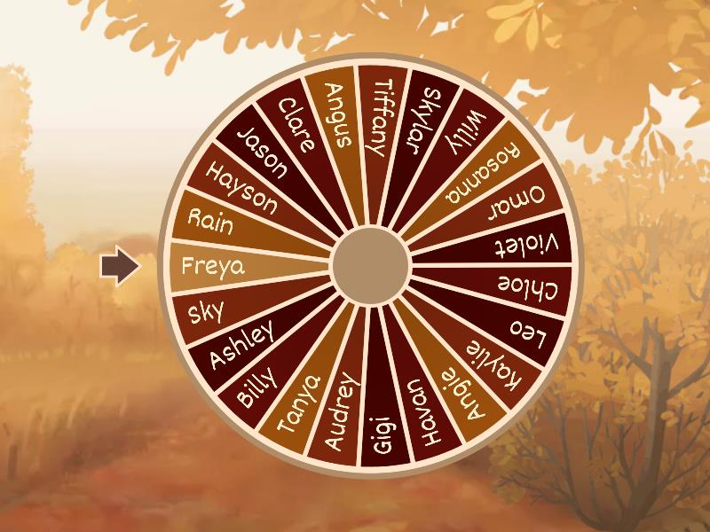 P2A Class - Random wheel