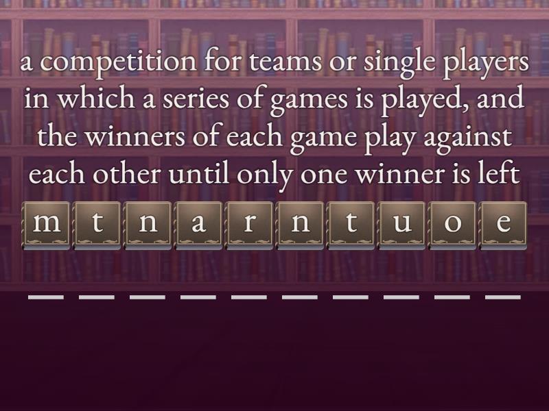 Unit 4 - L1 (Reading) - Anagram