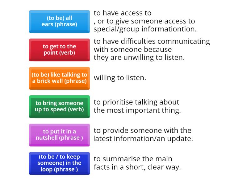 Unit 3- Communication at work - Unscramble
