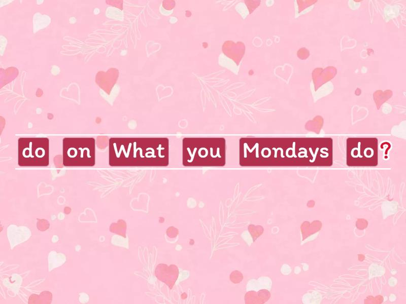 2B Ch5 Key Structures - Unjumble