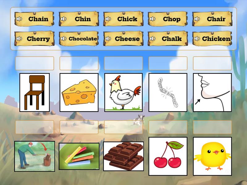 Consonant Digraphs (CH) - Match up