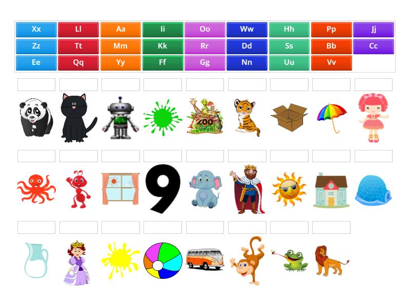 Welcome Academy Stars Starter Phonics A-Z - Match up