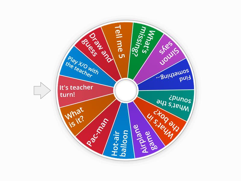 Game Time! - Spin the wheel
