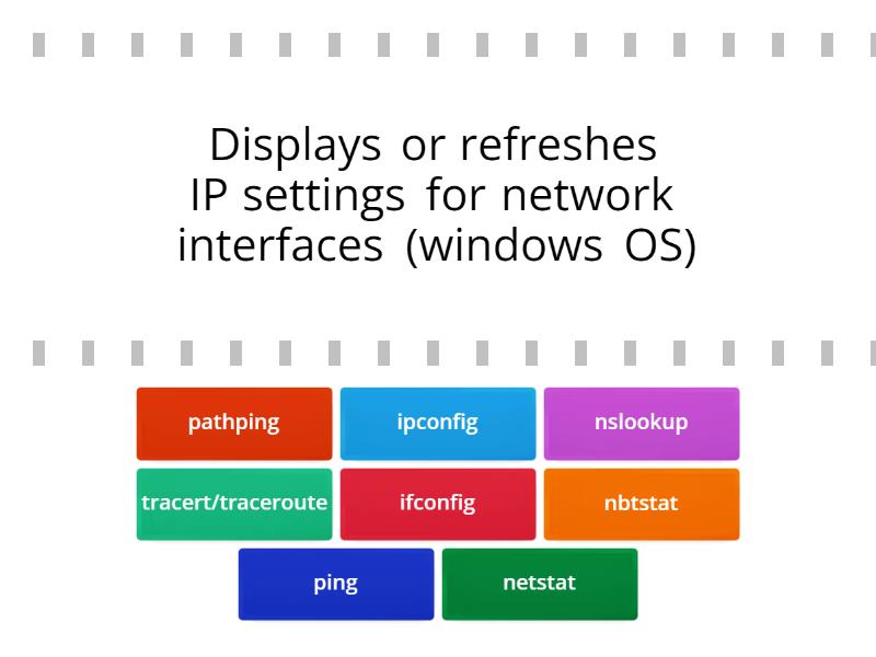 CompTIA A+ Command Tools - Find the match