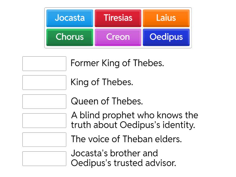 Oedipus Rex - Match up