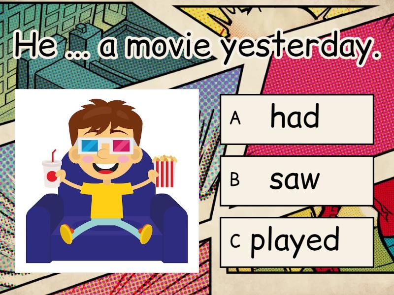 PAST SIMPLE. CHOOSE THE CORRECT VERB. - Quiz