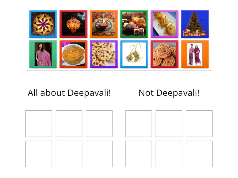 All about Deepavali! - Group sort