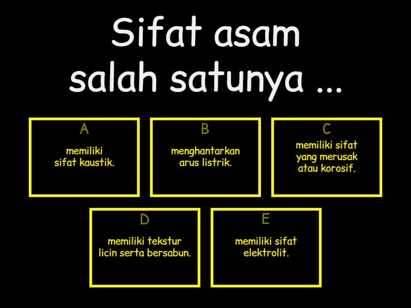 GAME TEORI ASAM BASA & ION - Quiz