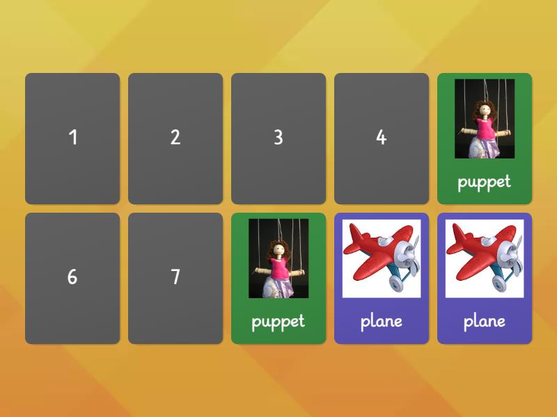 is it a plane - Matching pairs