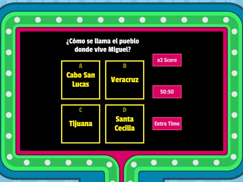 Preguntas coco - Gameshow quiz