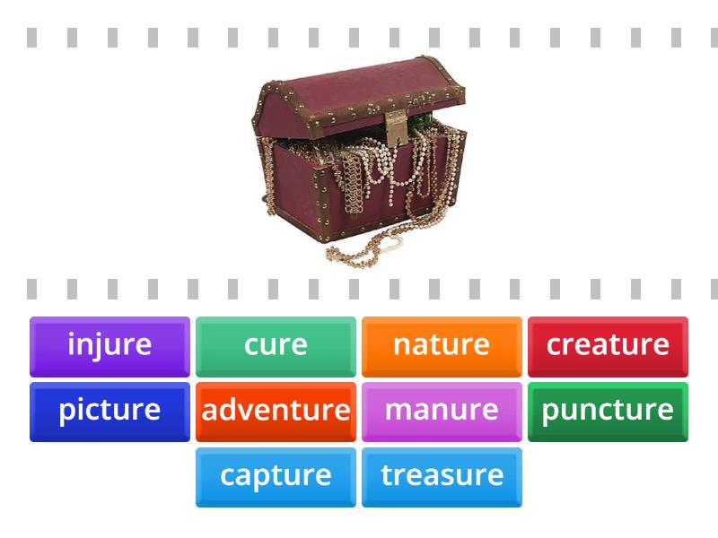 Phonics phase 3 - ure words - Find the match