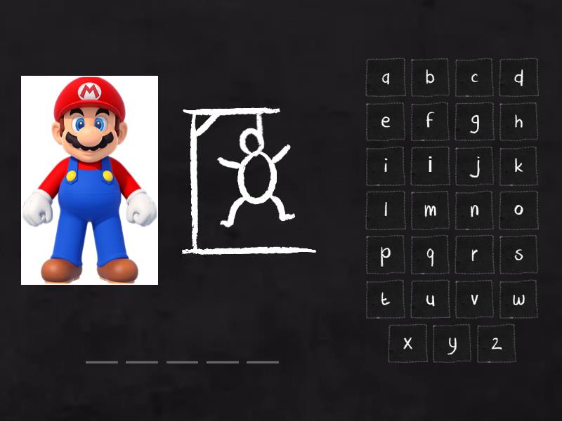 MARIO character - Hangman