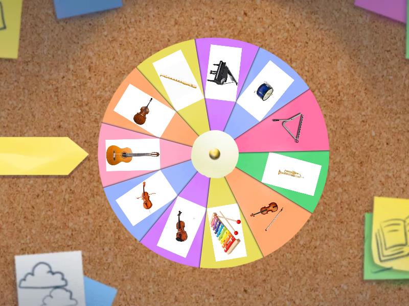 MUSICAL INSTRUMENTS - Spin the wheel