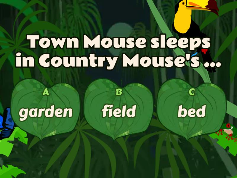 Town Mouse Country Mouse - Викторина